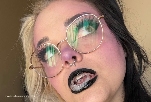 Submissive Goth Girl Gets Messy Facefuck Aria Eisley Official Profile