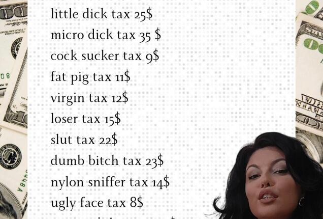 Pay your taxes! - DivineFindomDarkGoddess Official Photos | www.Loyalfans.com