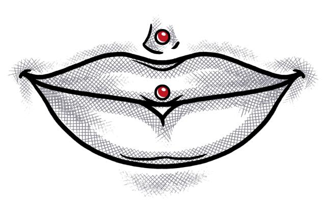 Vertical Medusa Piercing - Madame Drexa Lovelle Official Photos | www ...