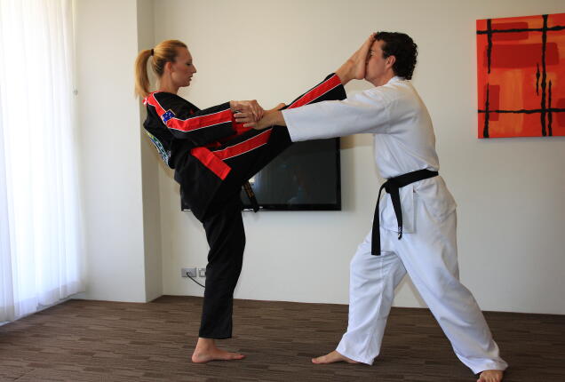 Famous japanese Karate Actress does Trample Victory Pose ...