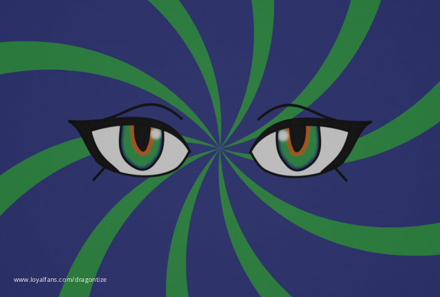 Spiral eye bathing suit gif 2. - Dragontize Hypno Domme Mesmerizing ...