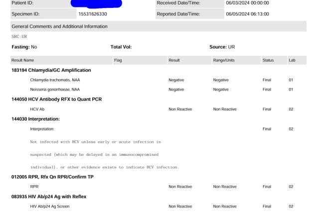 Completed test results… - Dawn Bristow Official Photos | www.Loyalfans.com