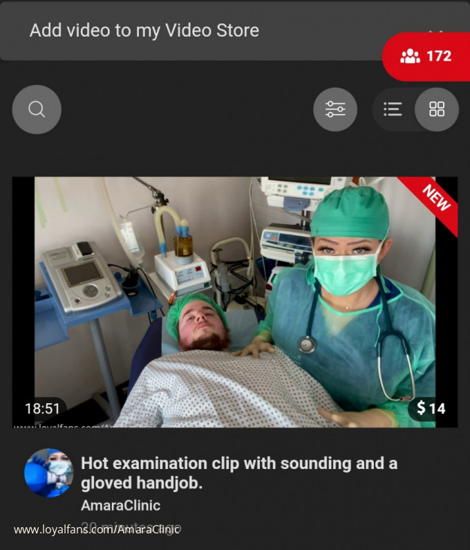 Just posted this: "hot examination clip with sounding" to my clip store - AmaraClinic Official ...