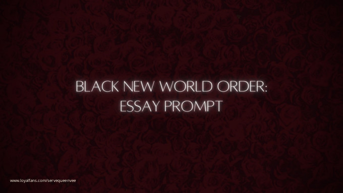 BNWO Writing Prompt - Check Your DM - Supreme Queen Vee Findom Cult ...