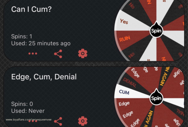 Wanna Spin? - Supreme Queen Vee Findom Cult Leader Official Photos ...