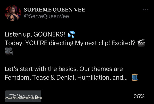 Build-A-Clip - Supreme Queen Vee Findom Cult Leader Official Photos ...