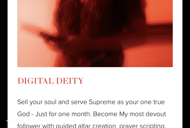 Digital Deity - Month-Long Opportunity - Supreme Queen Vee Findom Cult ...