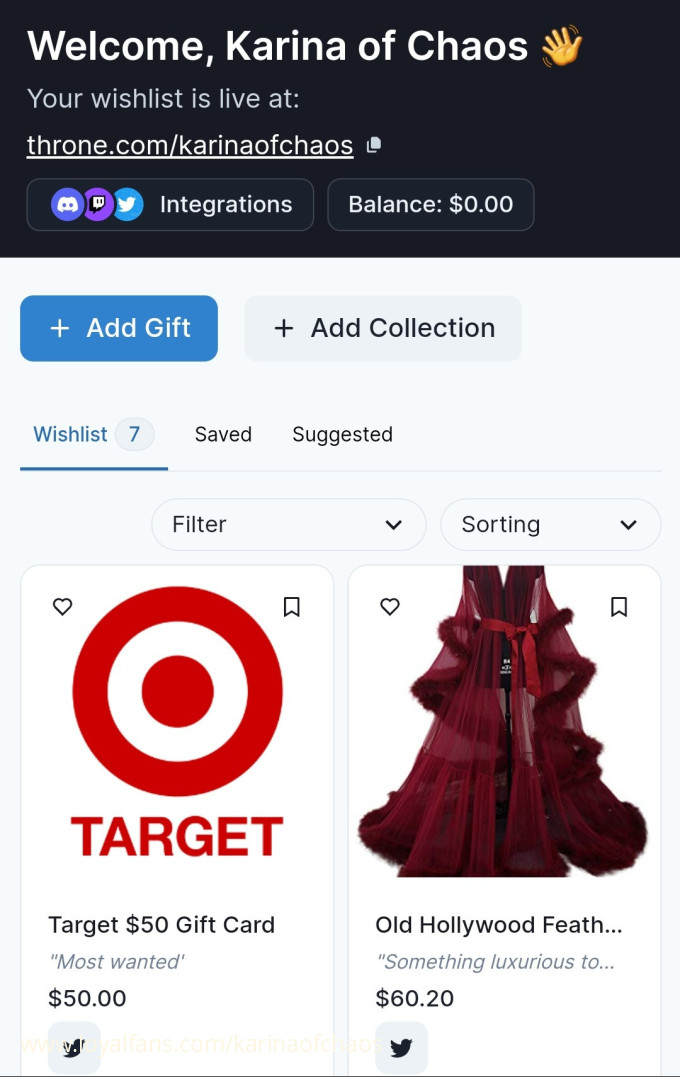 Queen Karina femDomme mindfuck tits curvy homewrecker succubus’s Official Social Fan Page ...