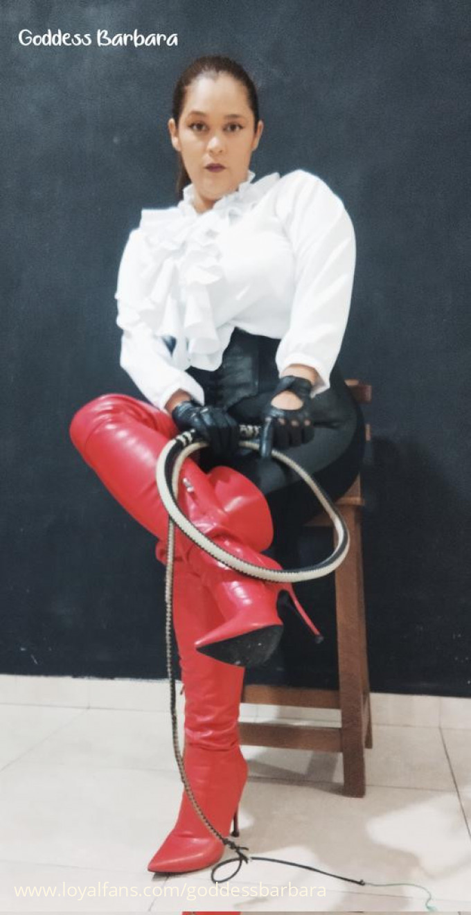 Will your wife kiss my boots - Goddessbarbara Official Photos | LoyalFans