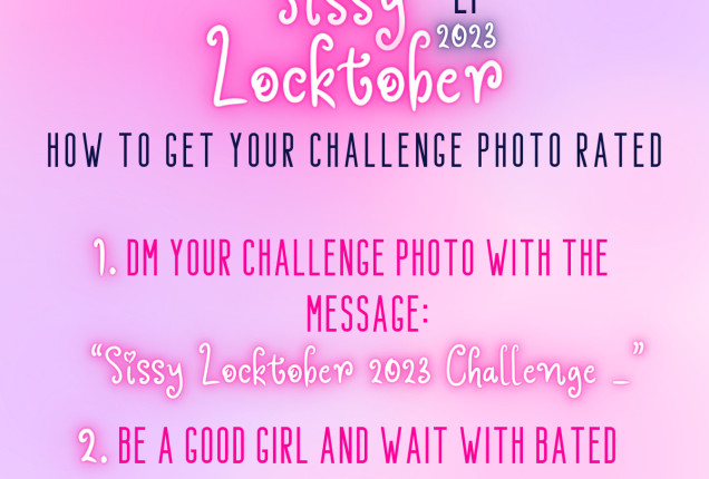 🔐Sissy Locktober 2023🔐 - Rebelle Hart Official Photos | LoyalFans