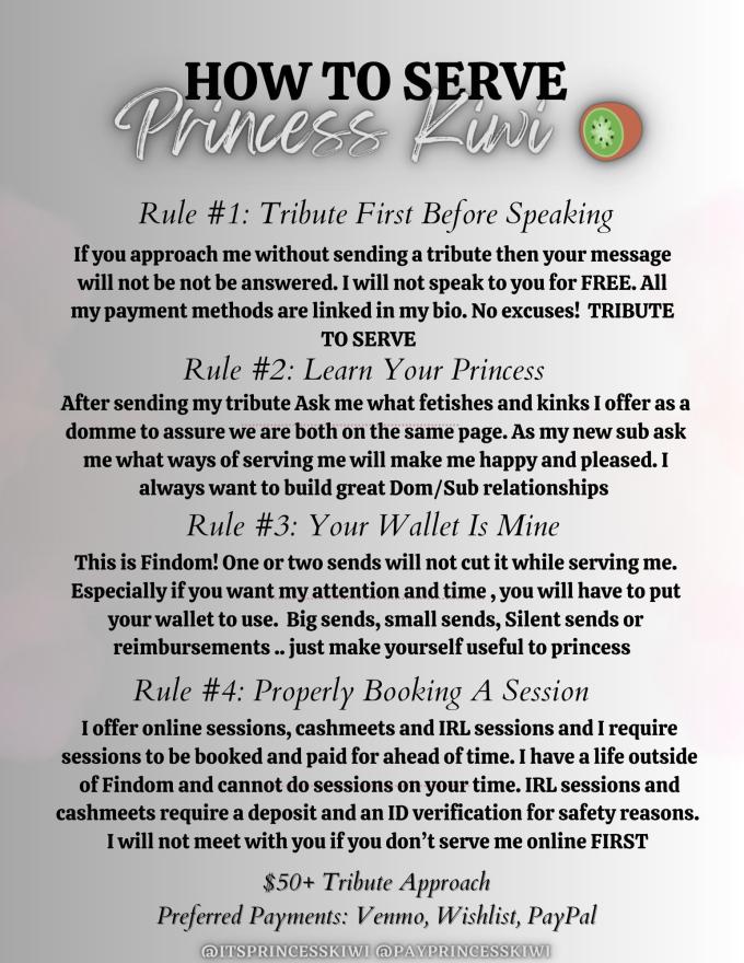 How to serve princess - Princess Kiwi Official Photos | LoyalFans