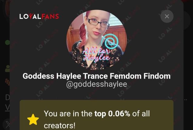 This is SO hot ! - Goddess Haylee Trance Femdom Findom Official Photos ...