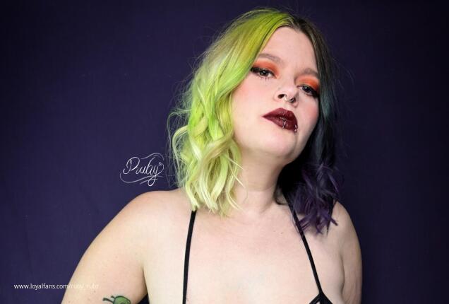 Purrrple light😻 - Ruby Rubz Official Photos | LoyalFans