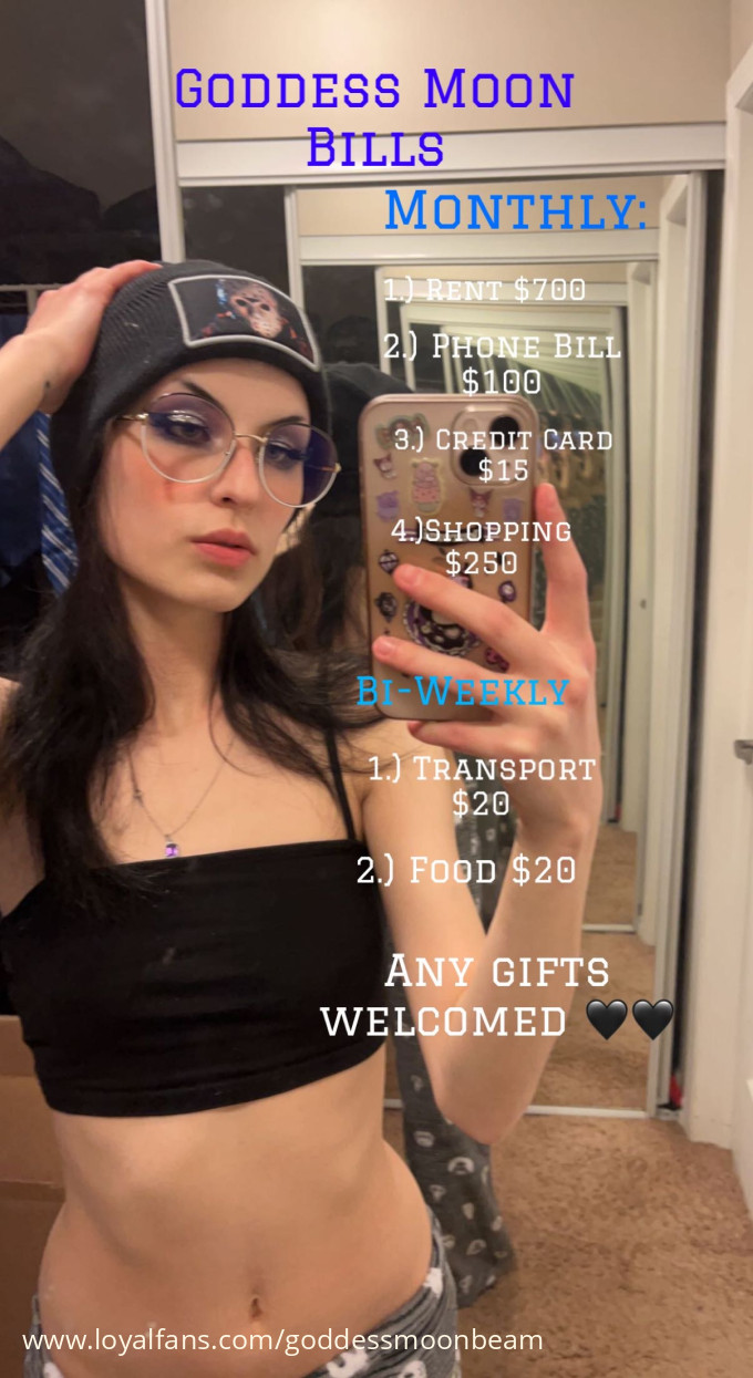 Menu Options - Goddess MoonBeam Official Photos | www.Loyalfans.com