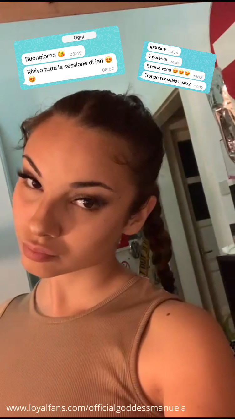 Official goddess Manuela’s Official Social Fan Page | LoyalFans