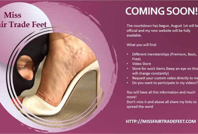Coming Soon!! - Miss Fair Trade Feet Official Photos | www.Loyalfans.com