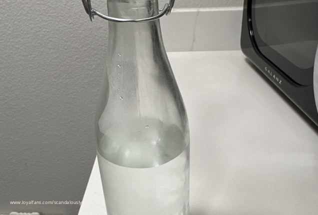 Frozen glass bottle - Princess K Official Photos | www.Loyalfans.com