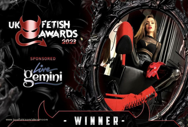 🏆Best WEBCAM Performer 2023 by UK Fetish Awards🏆 - Aliena Moore ...