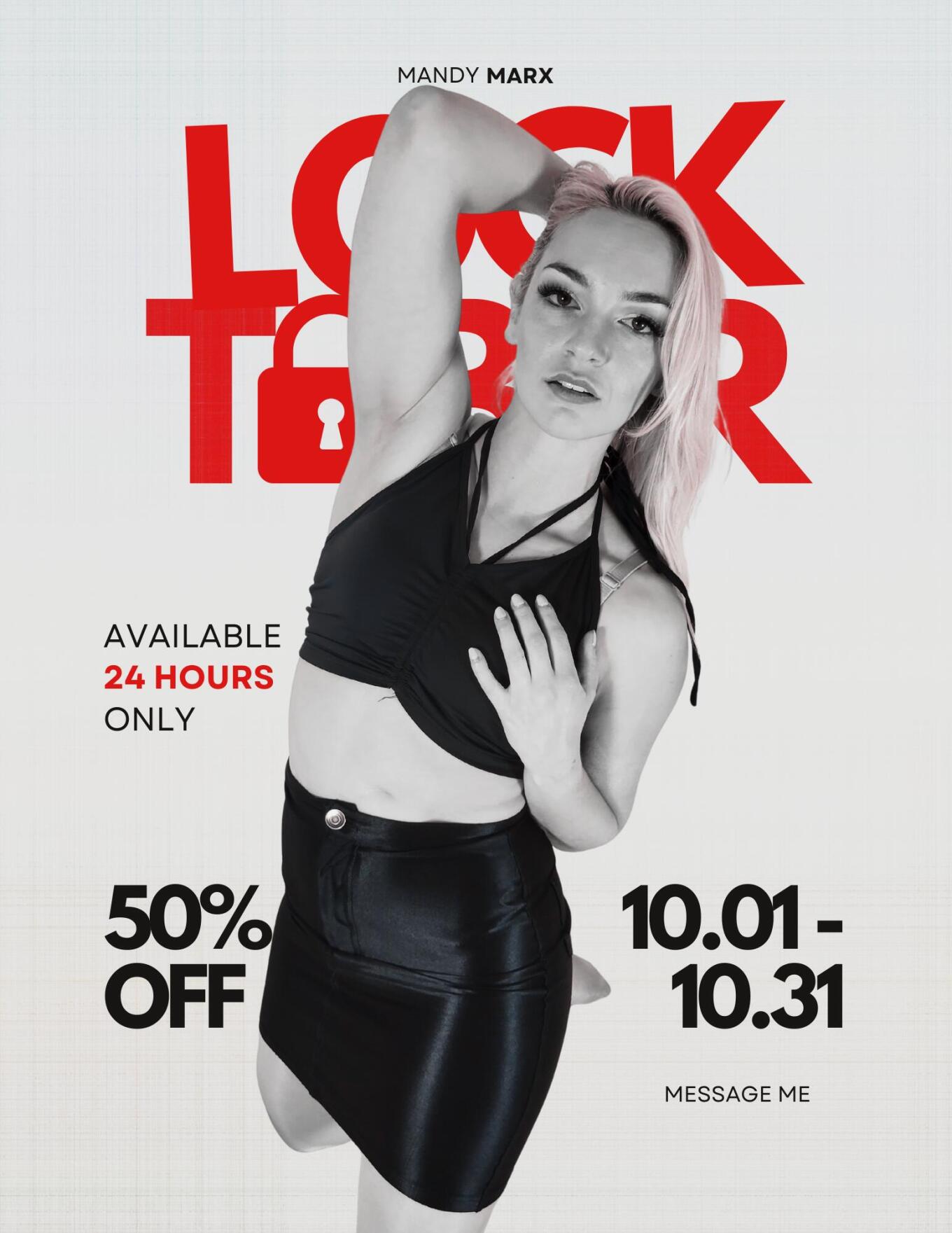 What’s tighter this month, your cage or my grip on you? - Mandy Marx Official Photos | LoyalFans