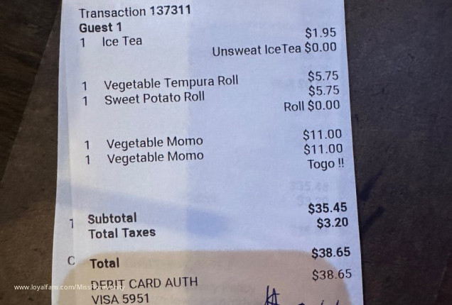 Receipt Reimbursement - GODdess Flora Vanity Official Photos | LoyalFans