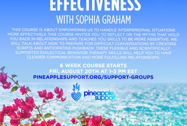 DBT INTERPERSONAL EFFECTIVENESS SUPPORT GROUP - Pineapple Support ...