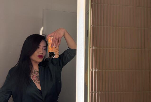 Silk Blouse - PeggyWK Official Photos | www.Loyalfans.com