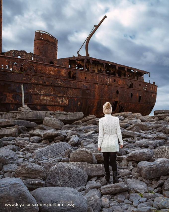 This ship is called Plassy was wrecked in a storm off Inis Oírr and is ...