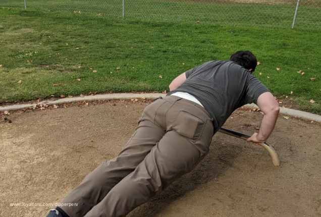 Doing push ups while diapered - Diaperperv Official Photos | LoyalFans