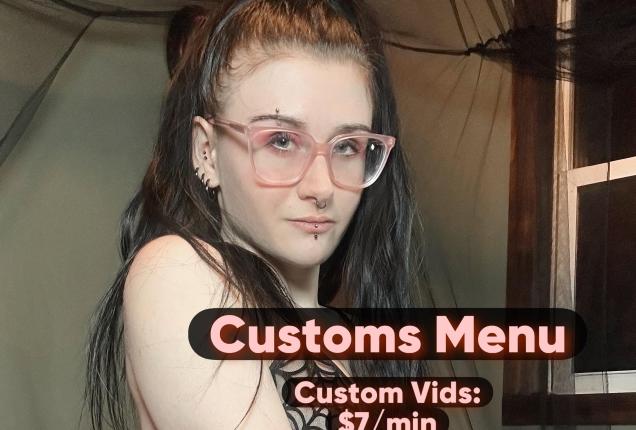 New Customs Menu - Suzie B Official Photos | www.Loyalfans.com