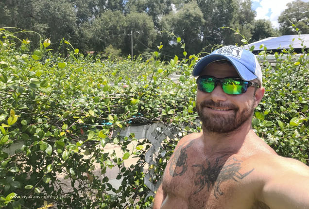 Working in the sun today - SGT Miles Official Photos | www.Loyalfans.com