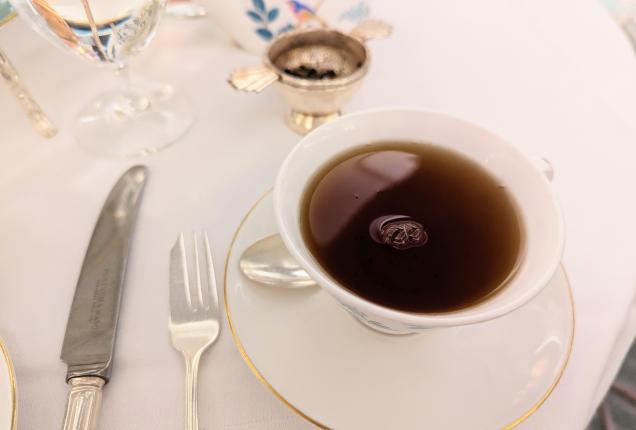 Quaffing delicate cups of Fortnum and Mason's Countess Grey. - H R ...