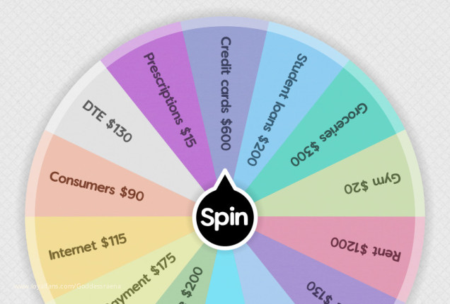 Updated my Adopt a Bill wheel! You walking wallets love to find my ...