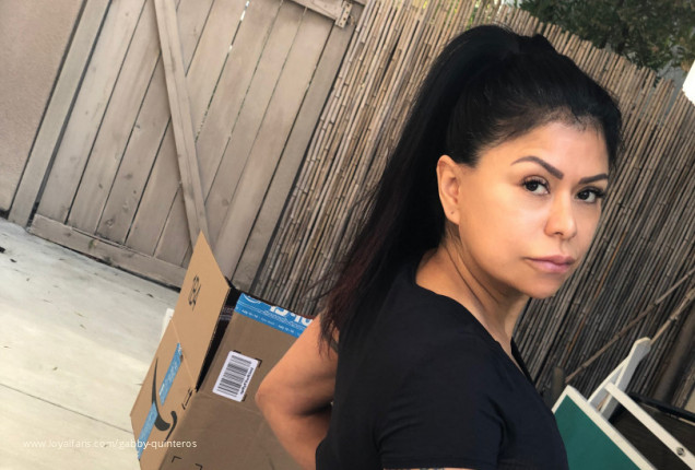 Getting ready to workout - Gabby Quinteros Official Photos | www ...