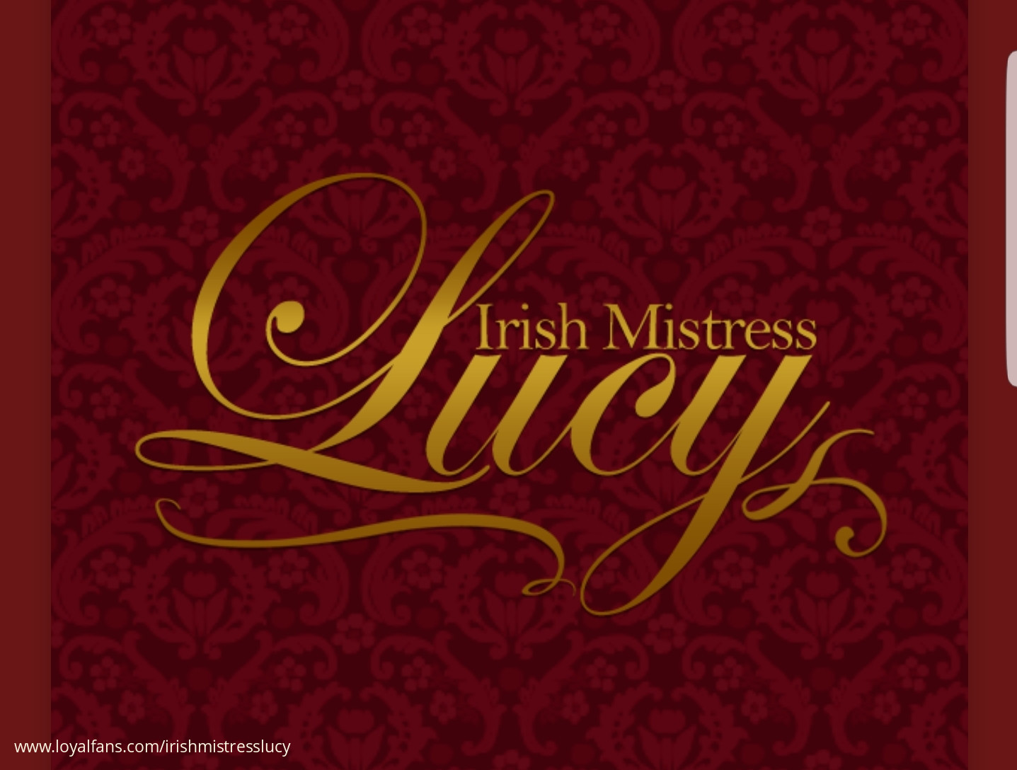 Irish Mistress Lucy's Official Social Fan Page | LoyalFans