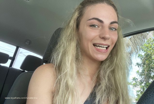 Can I drive you around like this? - Luna Benna Official Photos | www.Loyalfans.com