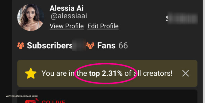 Top 2.31% - Alessia AI Findom Official Photos | LoyalFans
