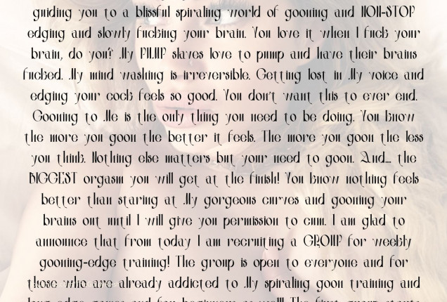 Time for a GOON training! - The Spiraling Goddess Official Photos | www ...