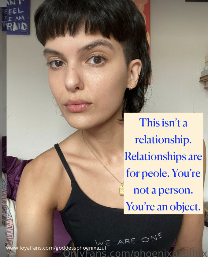 The nature of our relationship - Goddess Phoenix Azul Official Photos ...