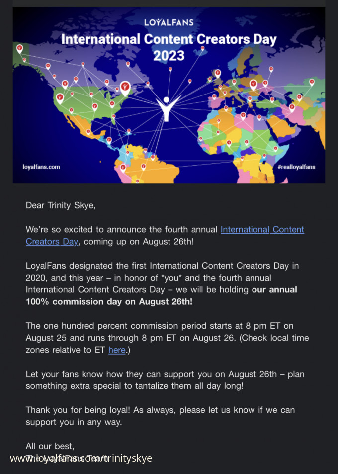 International Content Creators Day - Trinity Skye Official Photos | www ...