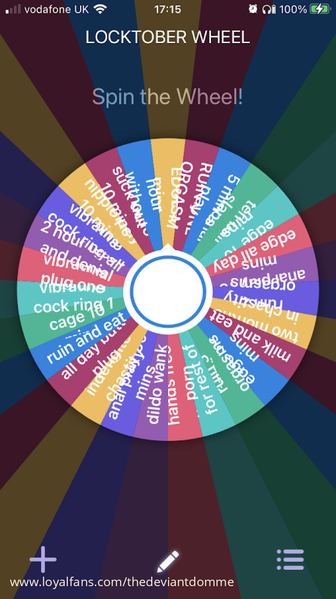 Spin the wheel and indulge in the dance of denial. - The Deviant Domme ...