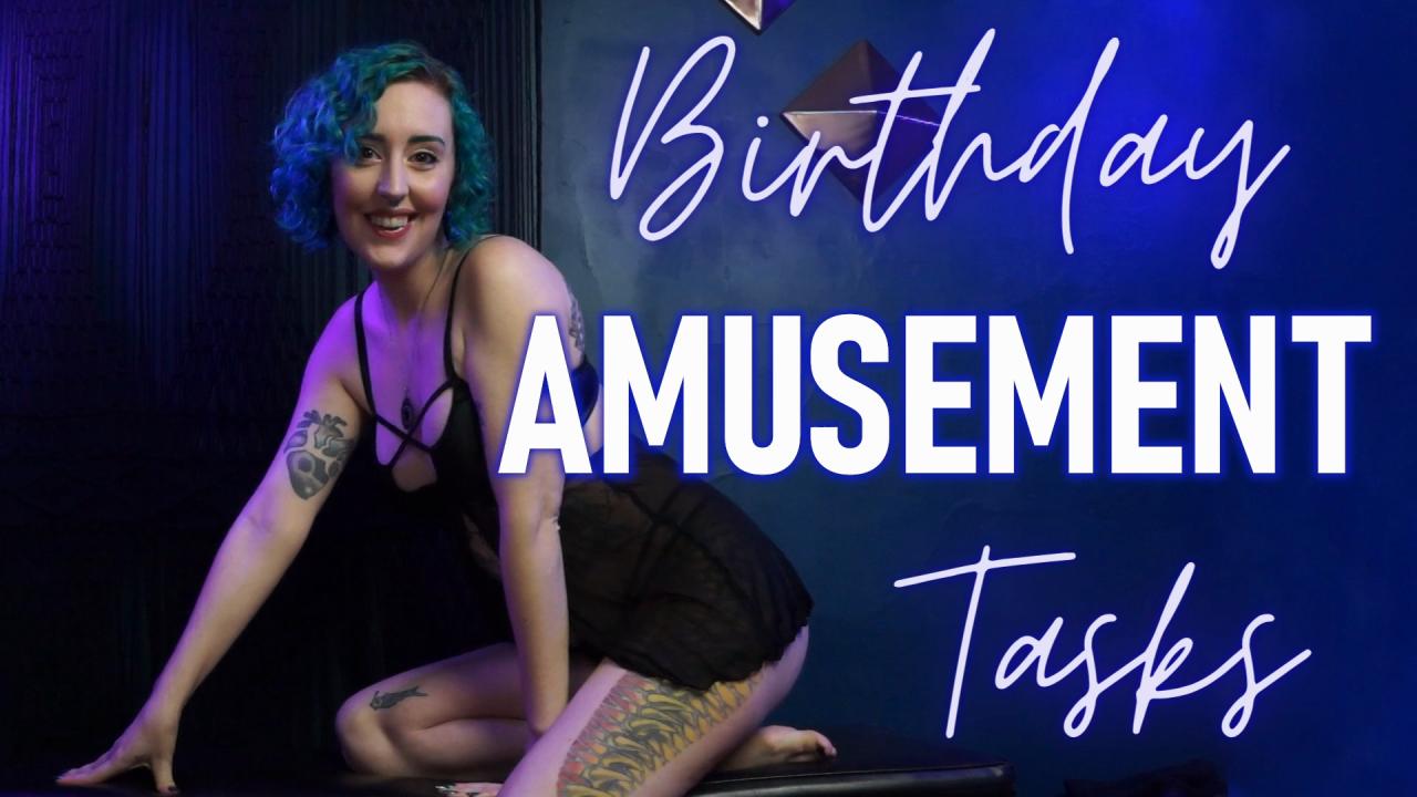 Want to make me happy on my birthday, pet? Complete these tasks. - Miss Faith Rae Official ...