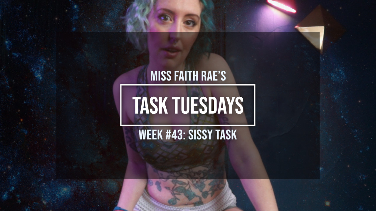 Are you dripping at the thought of being a good little sissy for me? - Miss Faith Rae Official ...