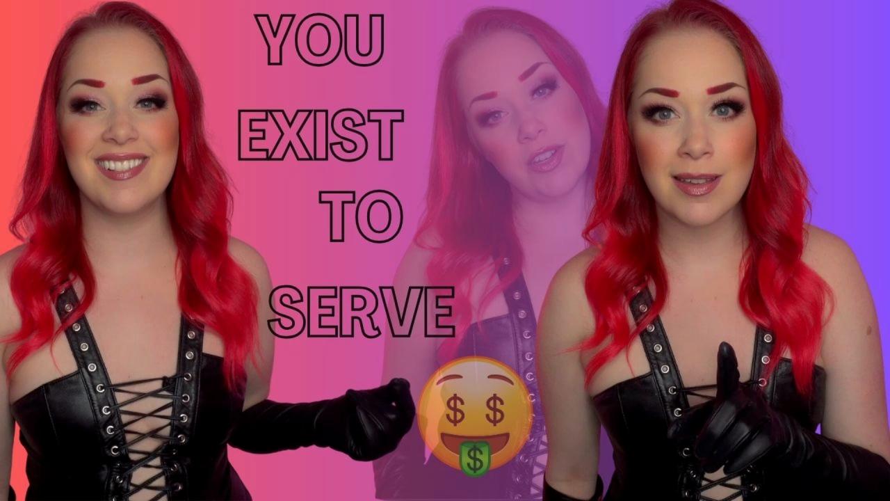 "You Exist to Serve" is now LIVE in my store - LatexBarbie Official Profile | www.Loyalfans.com
