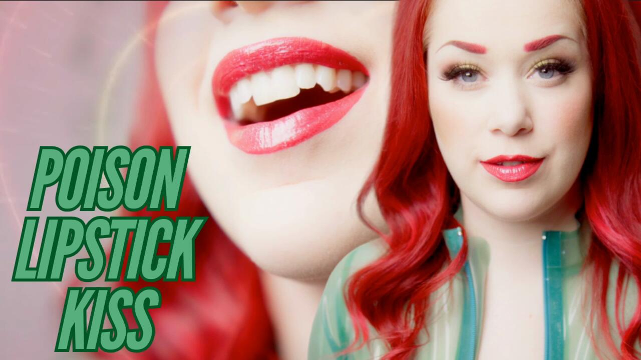 "Poison Lipstick Kiss" is now LIVE in my store - LatexBarbie Official Profile | LoyalFans