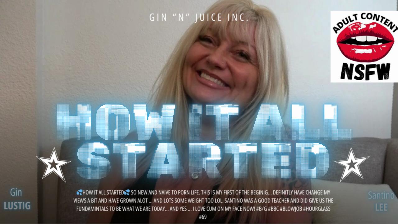 Your Thickness Thursday tomorrow 💦HOW IT ALL STARTED💦 - Gin Lustig Official Profile | LoyalFans