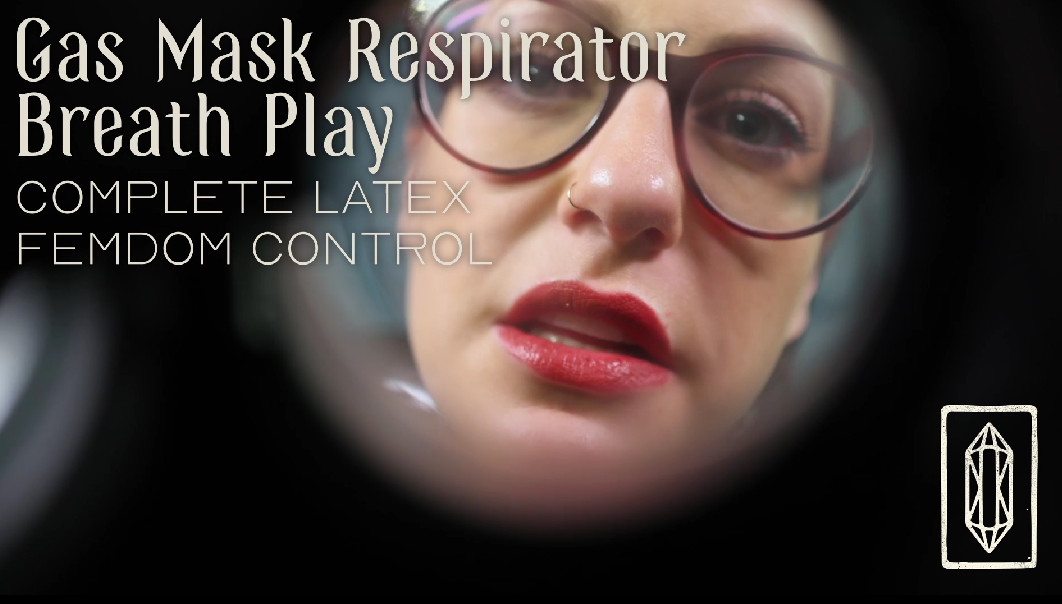 NEW: Gas Mask Respirator Breath Play - Complete Latex Femdom Control ...