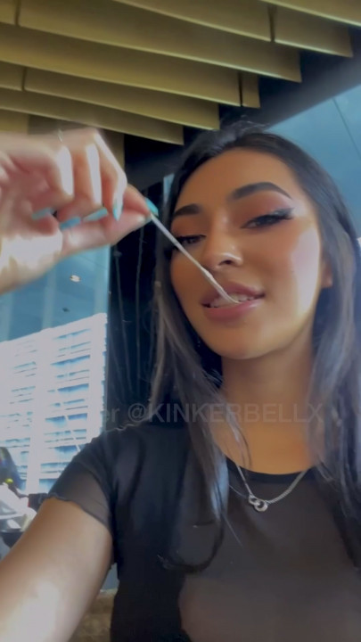 Allowing my shopping bitch to eat the scraps of my divine waste - Goddess Kinkerbell Official ...