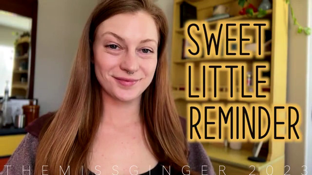"Sweet Little Reminder" - The Miss Ginger Official Profile | www ...
