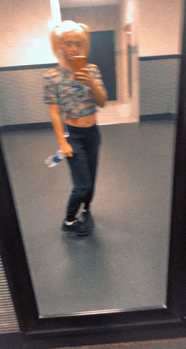 Back in the gym, always in pigtails - Jecca Jacobs Official Profile ...