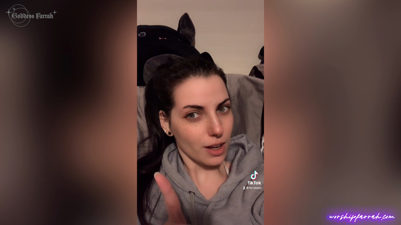 Tiktok Compilation 1 - Goddess Farrah Findom Femdom Official Profile | LoyalFans